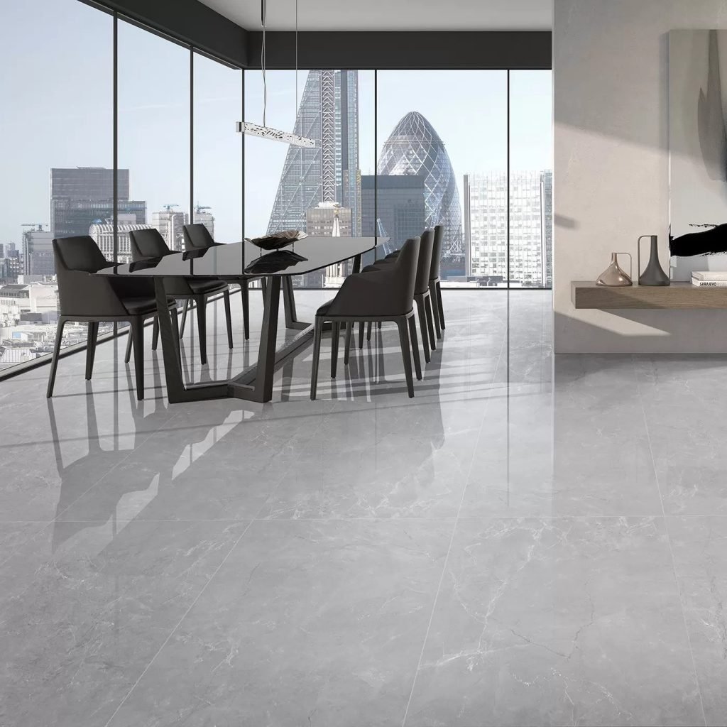 Thunder Grey Marble tile - Tiles of London