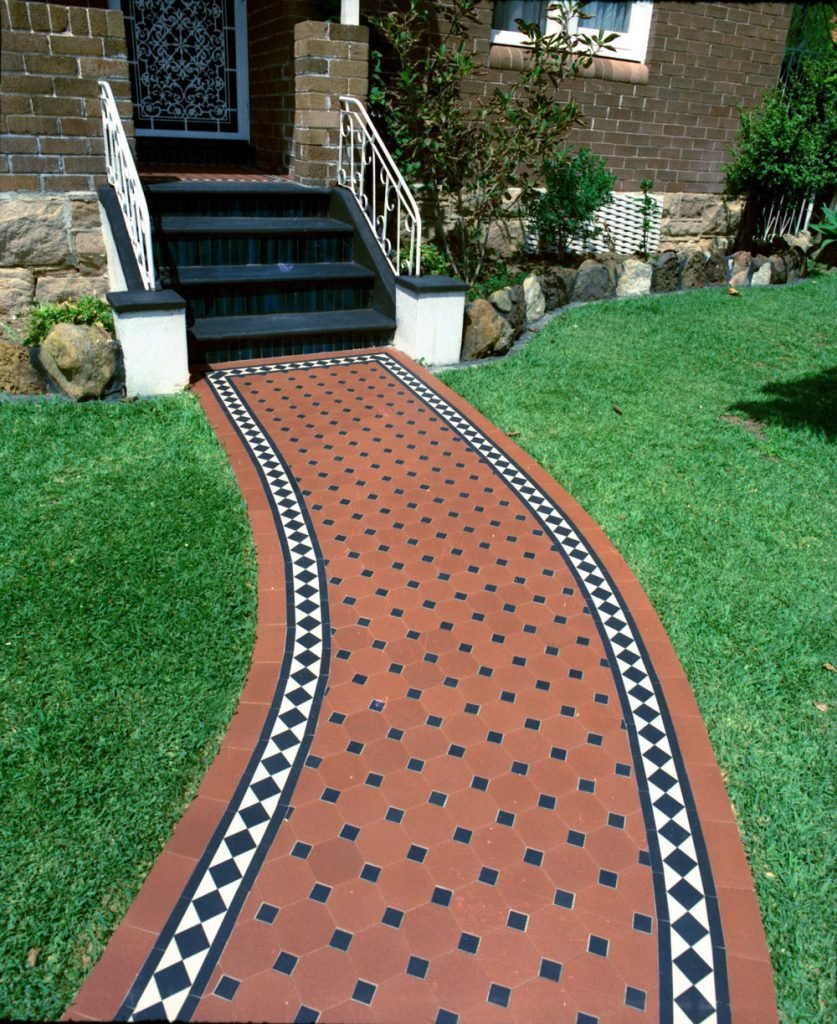 Pink Victorian Octagon - Tiles of London