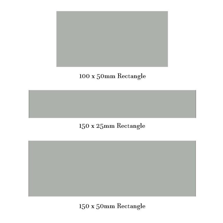 Pale Green Victorian Rectangle - Tiles of London