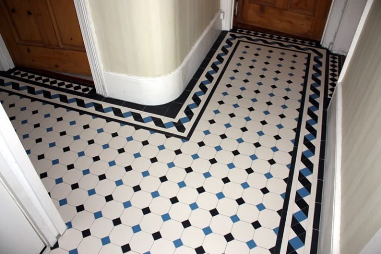 Old Pink Victorian Octagon - Tiles of London